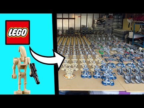 Building the Biggest Lego Droid Army EVER...