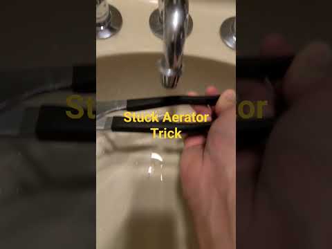 Quick hack to remove a stuck aerator