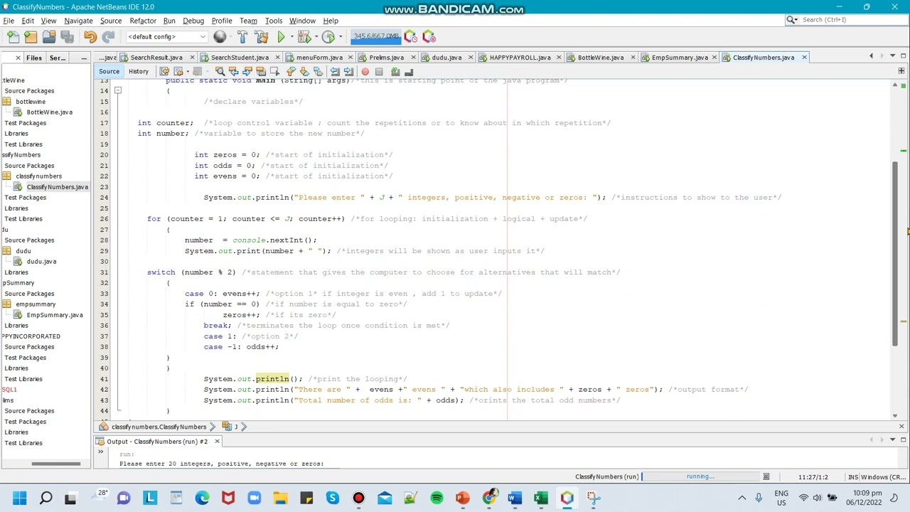 Programming 2 - Advanced Java : Midterm Exam