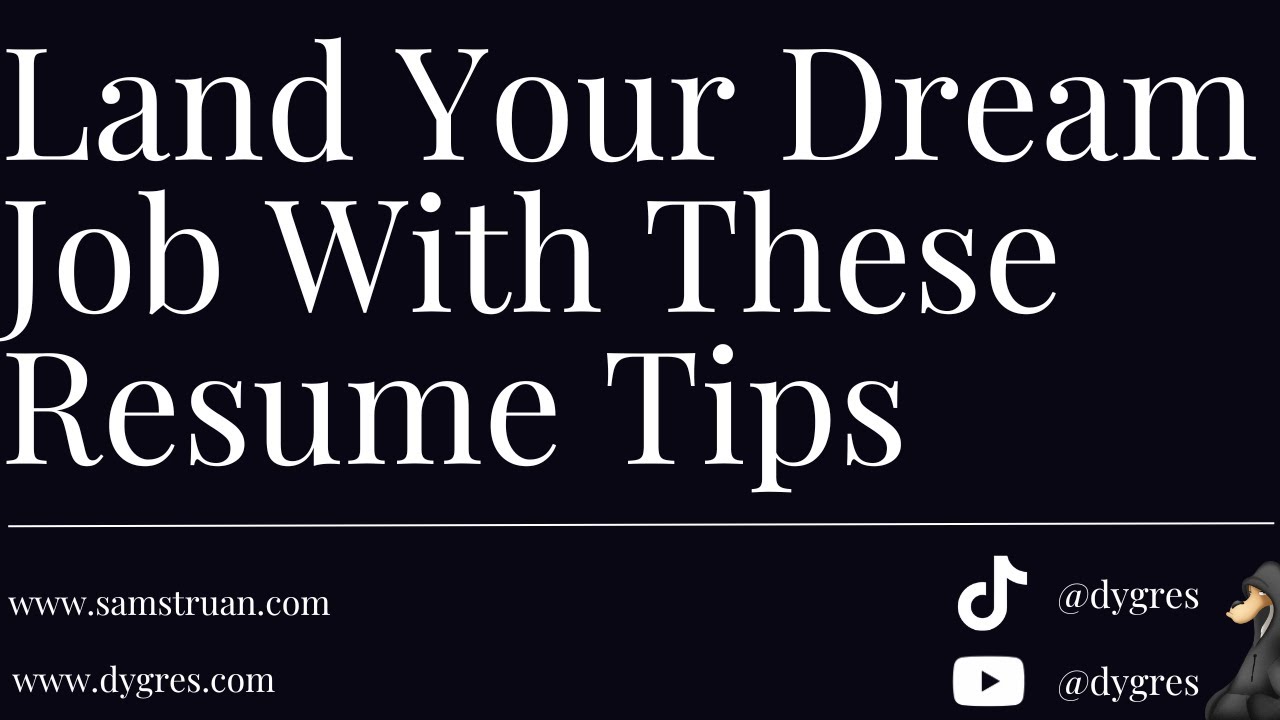 Essential Resume and Interview Tips from Expert Sam Struan | Galaxy.ai