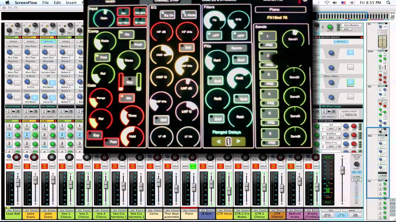 RetouchRecord: TouchOSC template for Propellerhead Record