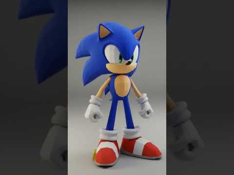 sonic 3d model blender