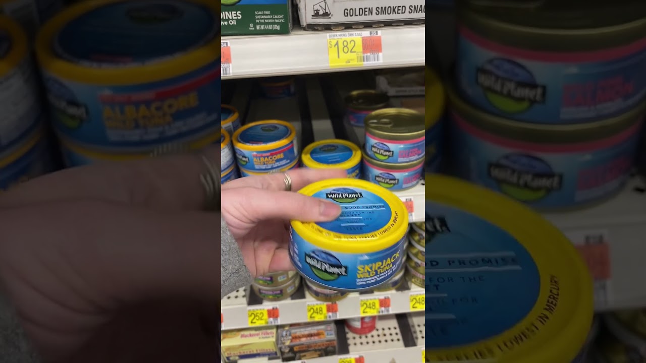 Learn which tuna is low in mercury #tuna #cannedtuna #wildplanet #mercury #sustainableseafood