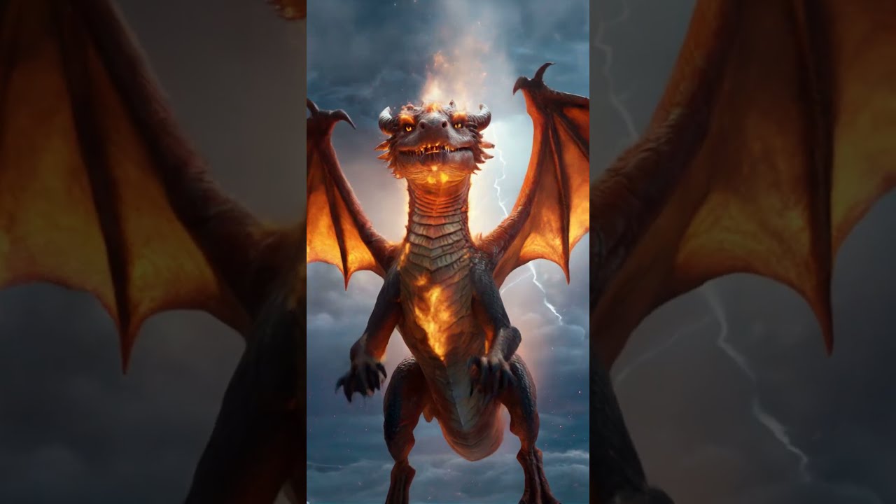 Dragon Fly with with Kling AI  #dragon #whisk #klingai #midjourney
