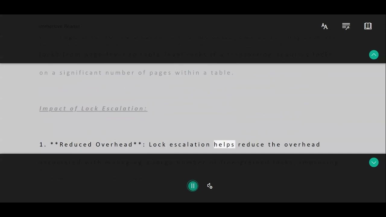 LOCK ESCALATION IN SQL SERVER