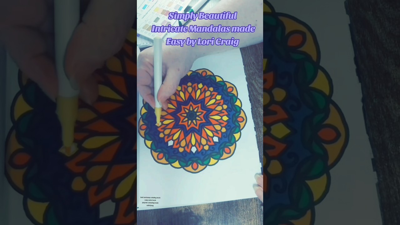 Bold and easy coloring page completely colored.