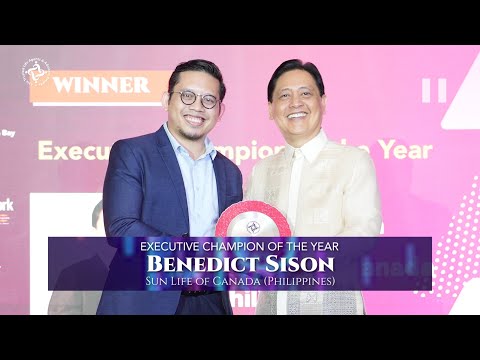 Executive Champion of the Year 2023 - Benedict Sison, Sun Life of Canada (Philippines)