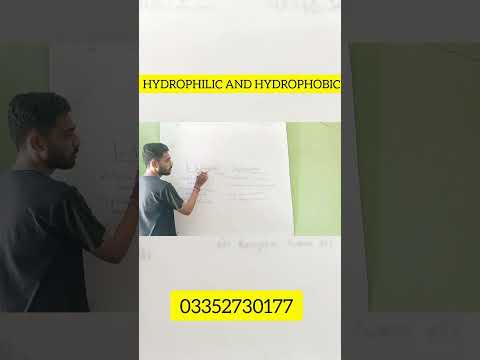 HYDROPHILIC AND HYDROPHOBIC || LALWANI ACADEMY || RAAJ LALWANI #chemicalbonding #education