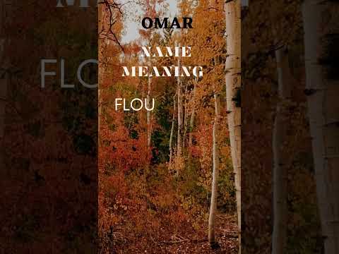 OMAR name meaning #youtubeshorts #shortvideo #youtube #ytshort