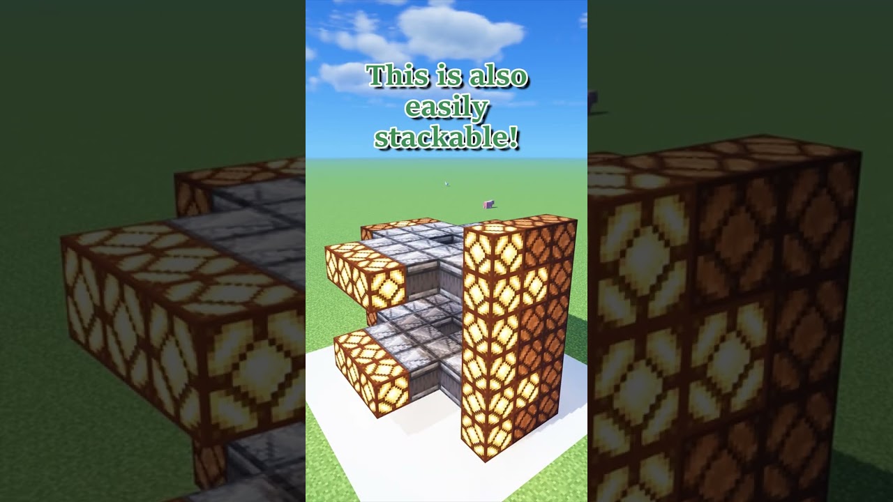 Minecraft Lighthouse Light Tutorial #shorts