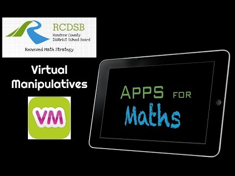 Apps for Maths - Virtual Manipulatives