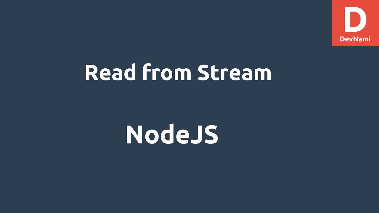 NodeJS Read from Stream