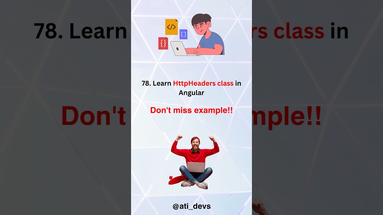 What is  HttpHeaders class in Angular? #shorts #angular #interview