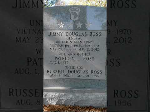U.S. Army General Jimmy Douglas Ross Grave
