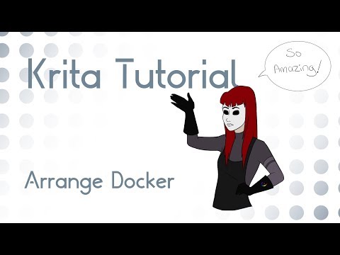 Krita Tutorial 4.1+: The ARRANGE Docker! Vectors Only!