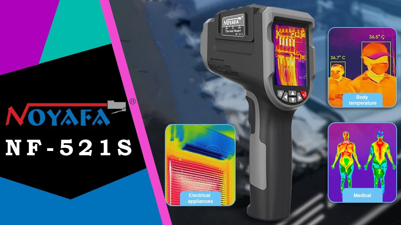 Noyafa NF-521s 📡 Kamera termowizyjna / Recenzja 4K