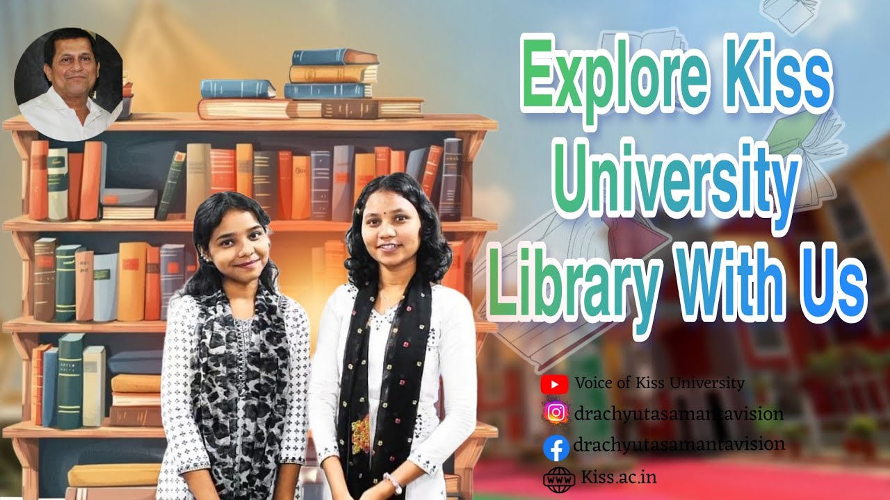 Exploring the massive Library and smart classrooms #library #kissuniversity #campuslife #campustour 