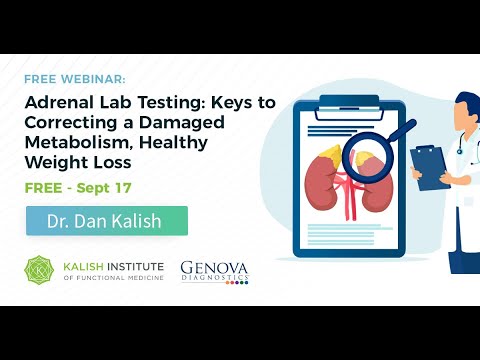 Adrenal Lab Testing Keys to Correcting a Damaged Metabolism, Healthy Weight Loss