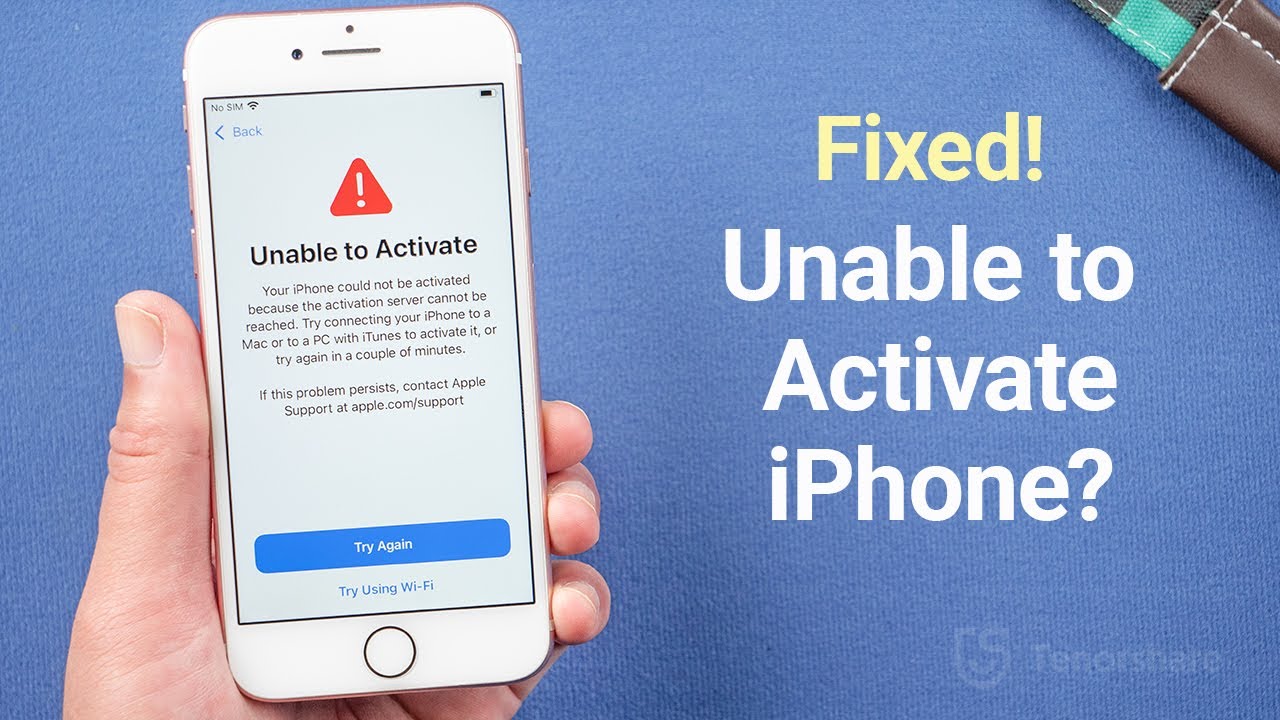 Top 5 Ways to Fix Unable to Activate iPhone - 2026