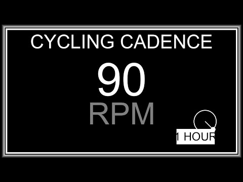 90 RPM Cycling Cadence - Tempo Zone | 1 Hour Cycling Metronome
