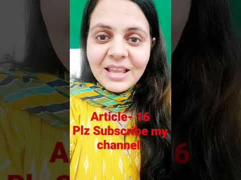 What is Article 16 ?? By Lalita Dahiya #Article16 #shorts #UPSCCSE #UPSC #POLITY #Constitution #ias