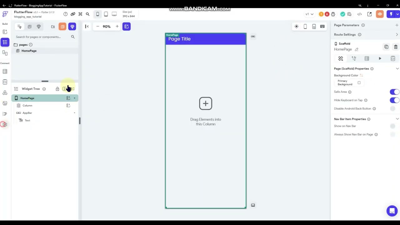 Blog App Tutorial Part 1-1 - Flutterflow