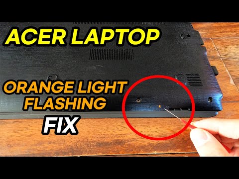 Orange Light Blinking & Flashing Fix - Acer E5-773G Laptop