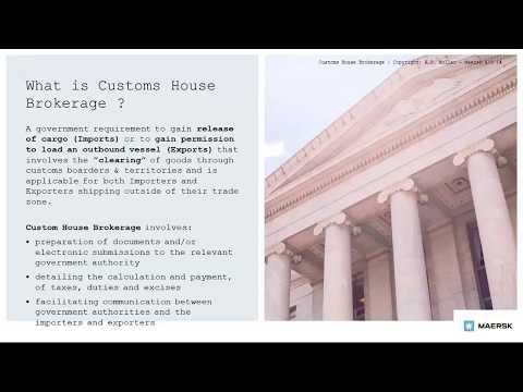 SheTrades Webinar #3: Customs House Brokerage