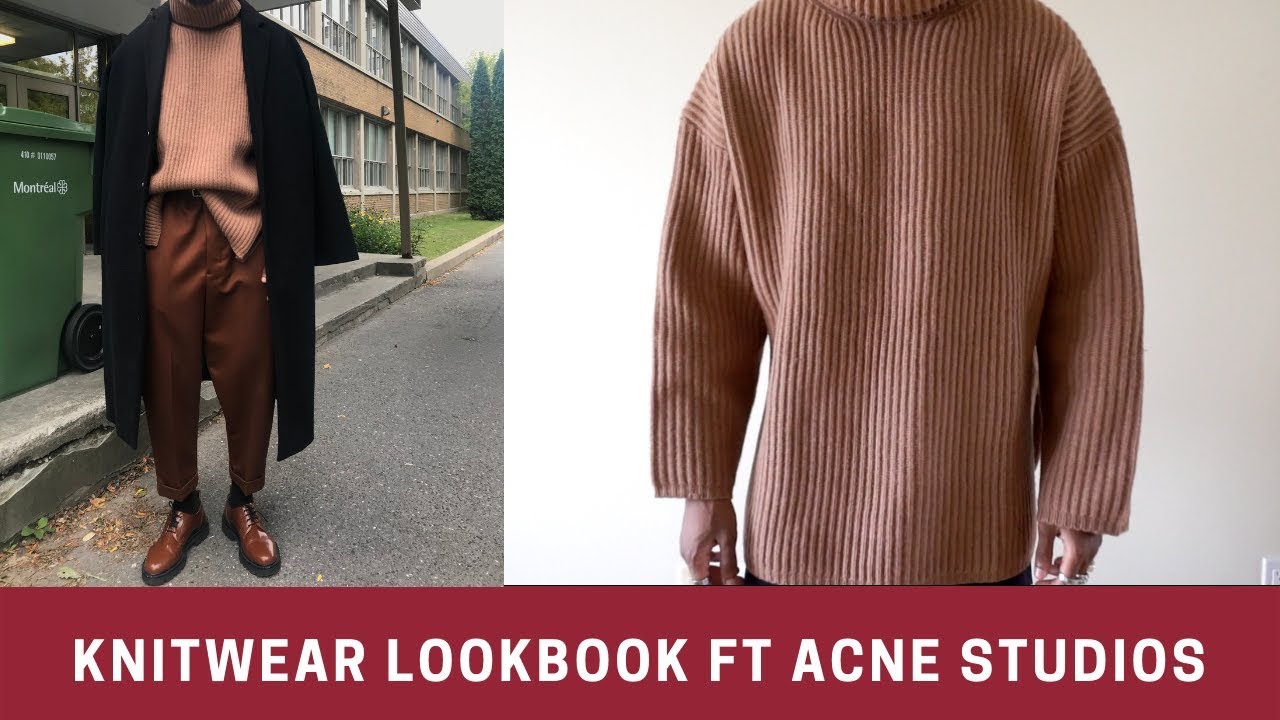 Knitwear Lookbook ft Acne Studios (Full outfits)