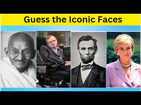 Guess the Iconic faces