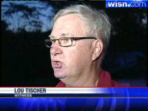 Local Television Station News Truck Collides With Power Lines