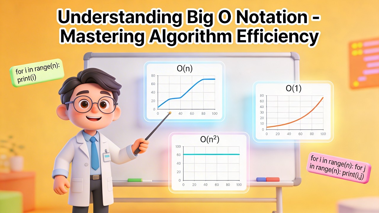Understanding Big O Notation - Mastering Algorithm Efficiency (8 Minutes)