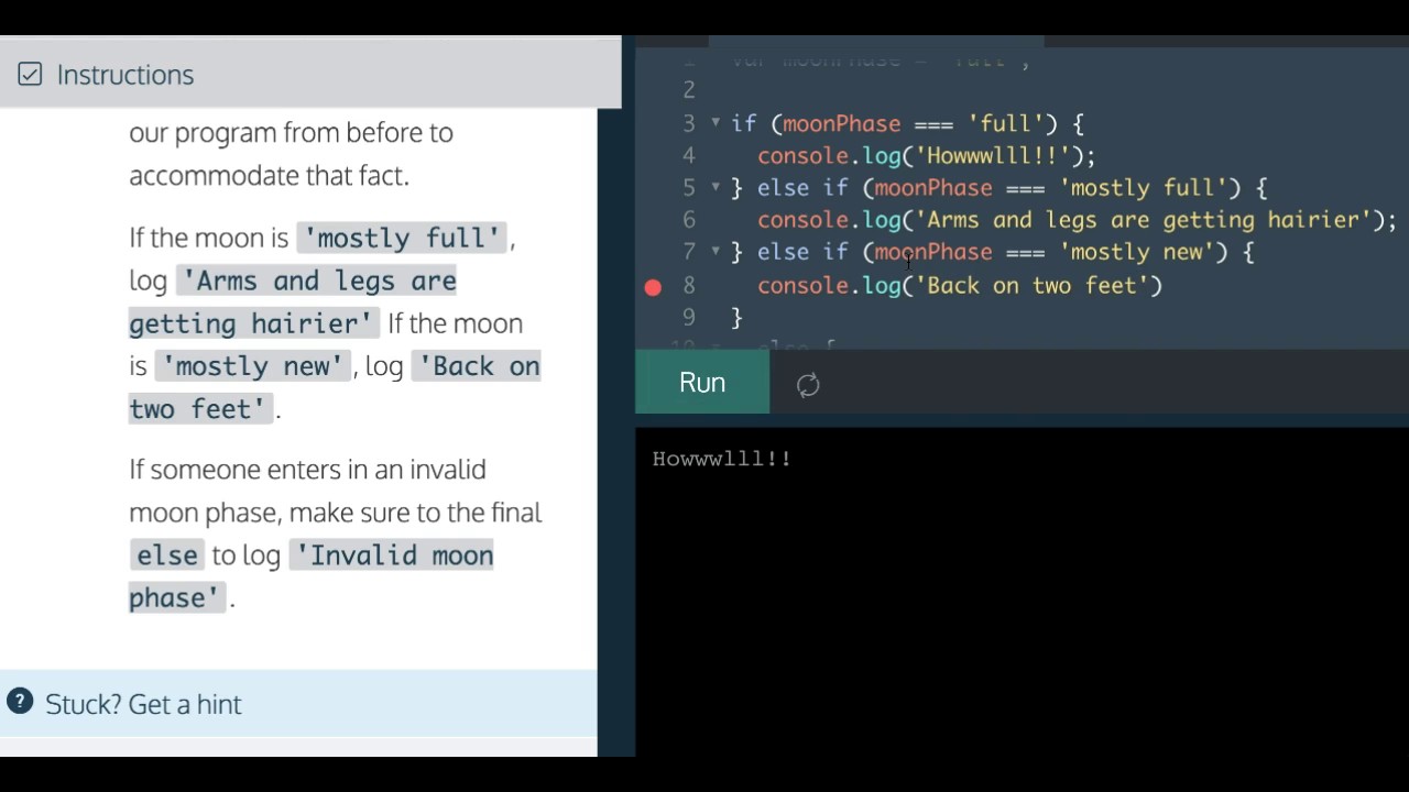 Learn Javascript, else if Statements, codecademy, Javascript Tutorial