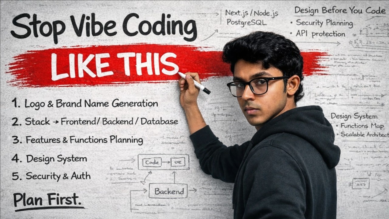 Stop Vibe Coding Without a Plan (Do This First)