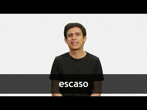 English Translation of “ESCASO” | Collins Spanish-English Dictionary