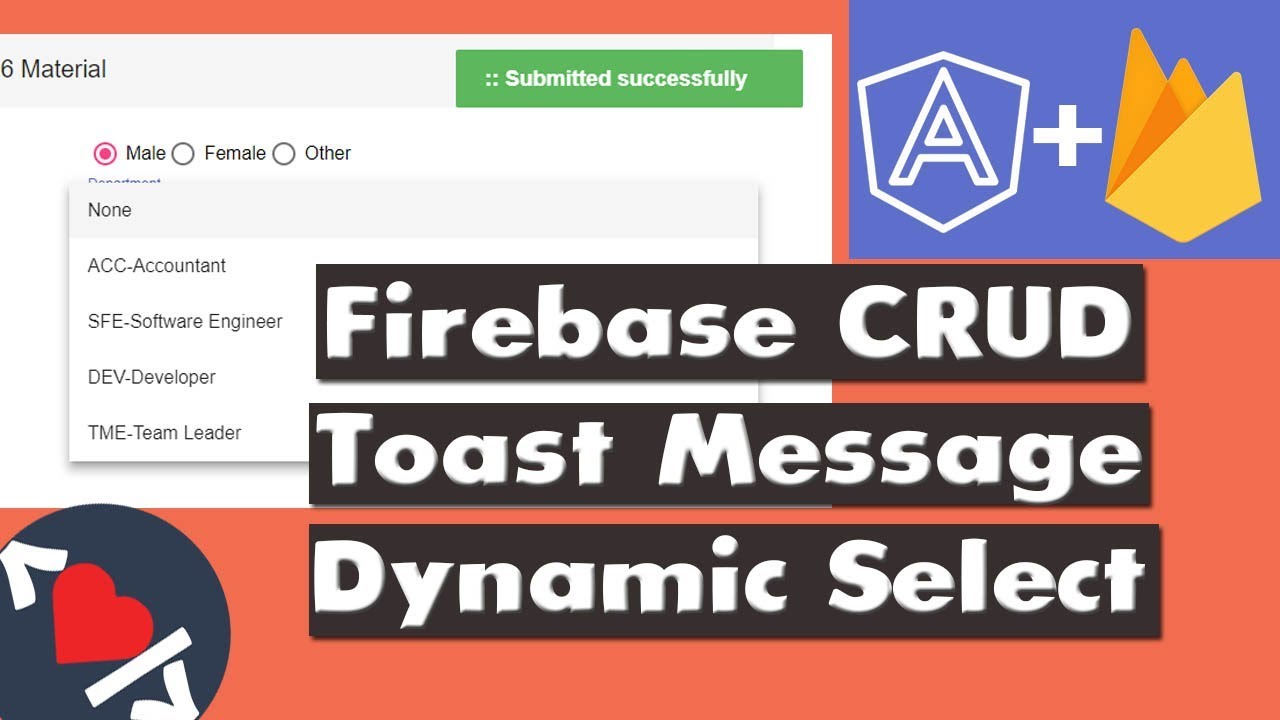 Angular Material - Firebase CRUD Operations