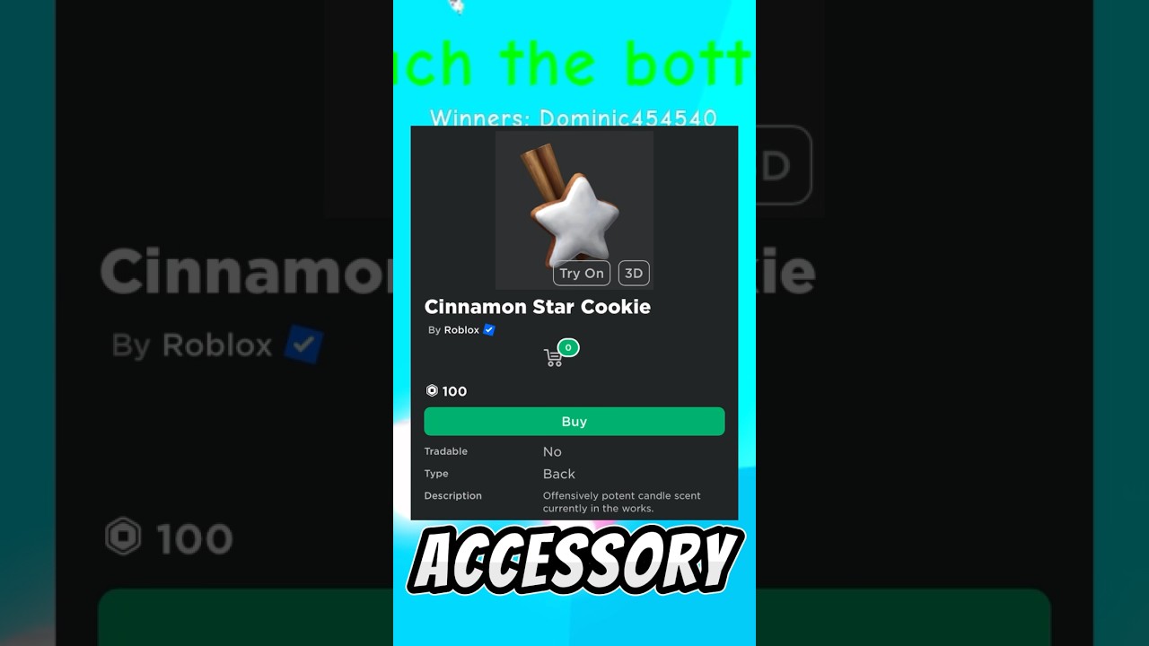 [LIMITED TIME] HOW TO GET THE CINNAMON STAR COOKIE (ROBLOX) #shorts