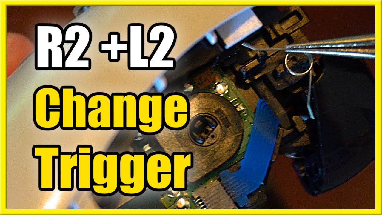 How to Change Spring on R2 & L2 Trigger on PS5 Controller (Broken Fix)