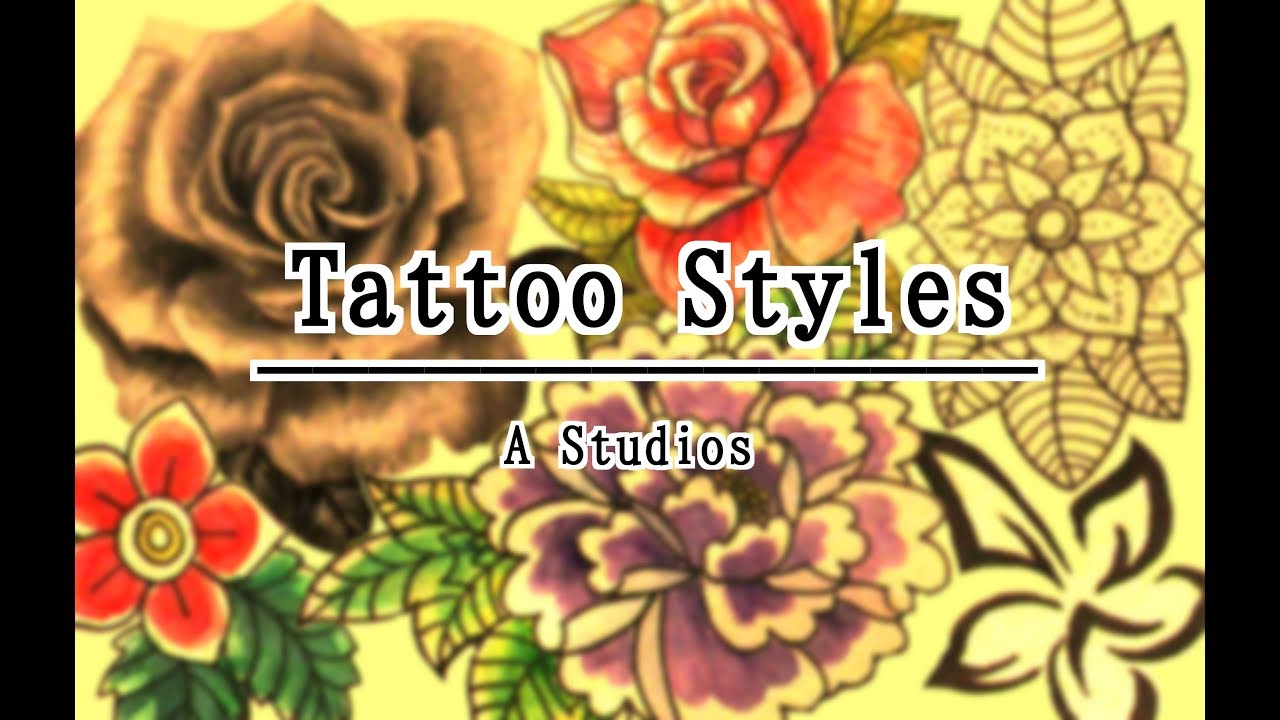 Explaining Tattoo Styles in Flowers