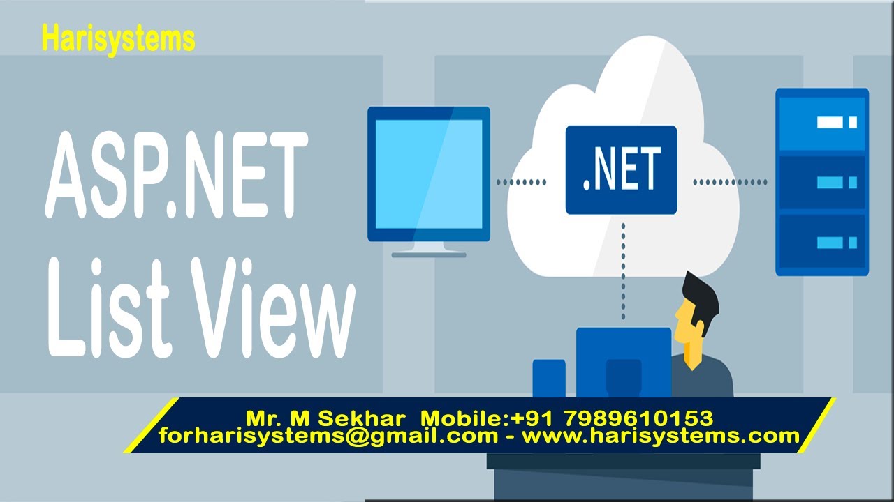 asp net tutorial for beginners | list view tutorial for freshers | dotnet tutorial | harisystems