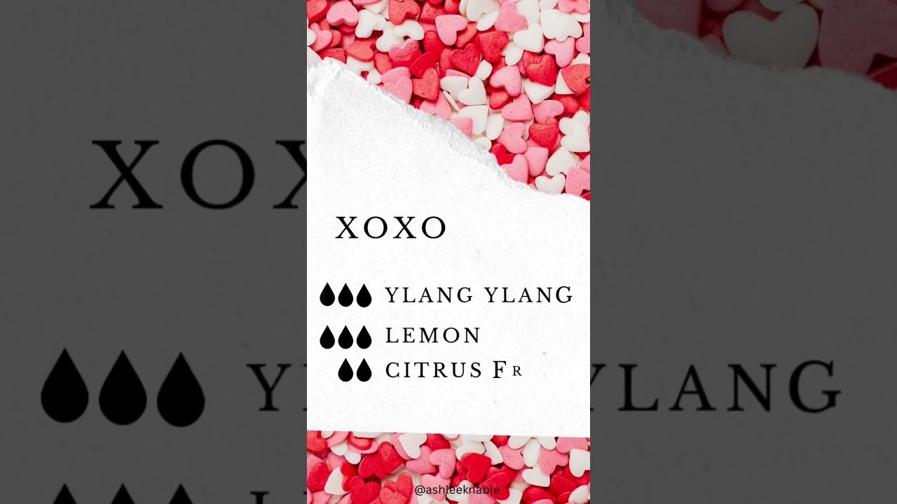 Valentine’s Day Essential Oil Diffuser Blends #diffuserblends #essentialoils #recipes