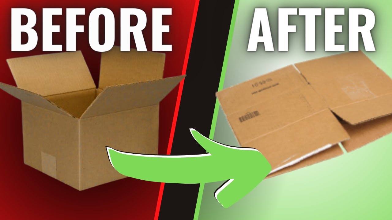 The Best Way to Break Down, Flatten, and Store Cardboard Boxes