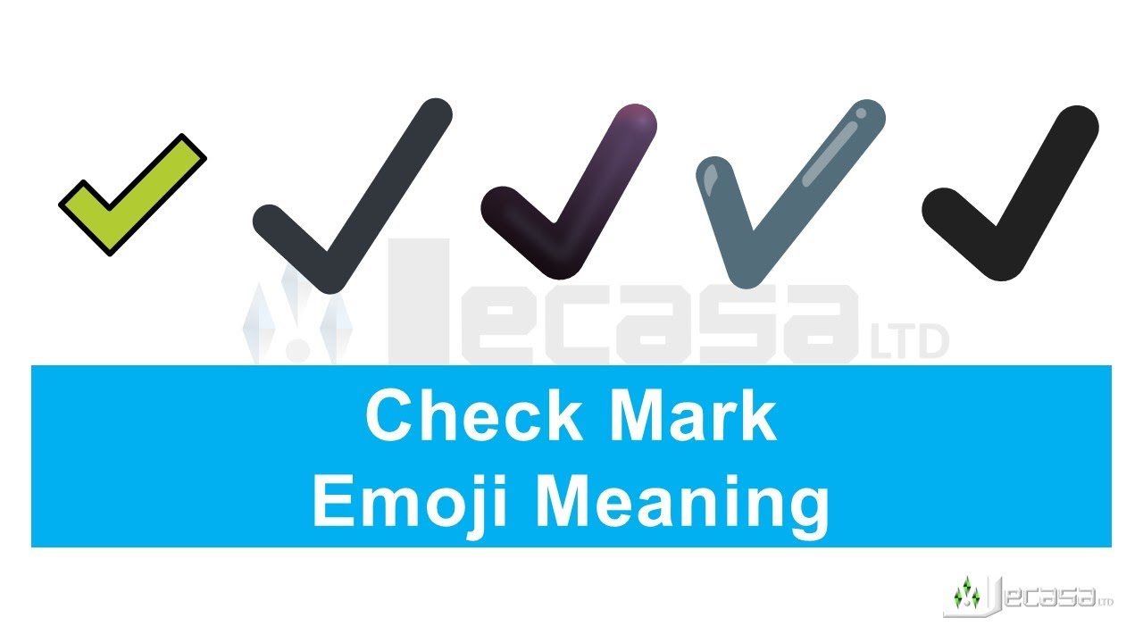Check Mark Emoji ✔️ Meaning | Learning Emojis