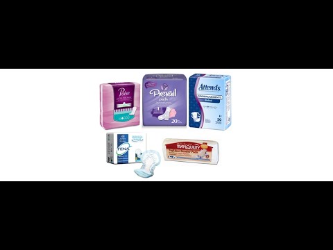 Bladder Control Pads at LiveAnew.com