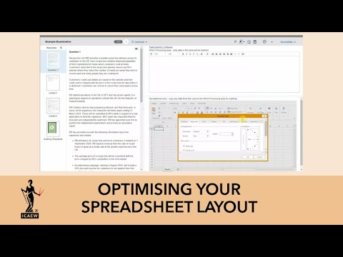 Optimising your spreadsheet layout