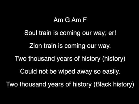 Bob Marley Zion Train Lyrics and Chords