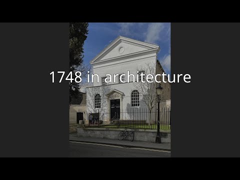 1748 in architecture