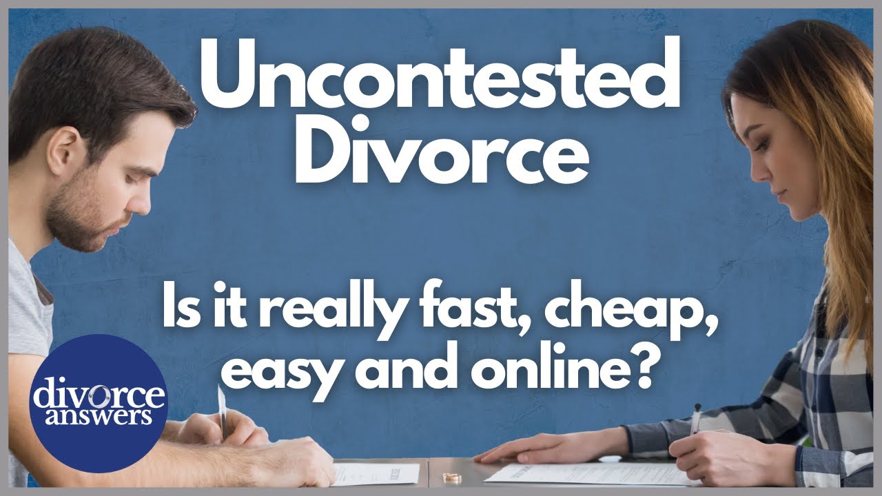 Uncontested Divorce. Is it really cheap, quick, easy and online?