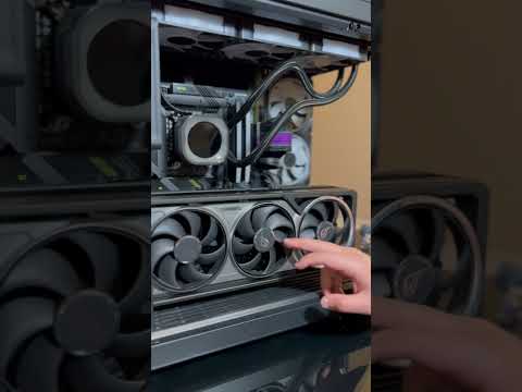 Installing the ASUS ROG Astral RTX 5080 OC! 🔥⚡️ #RTX5080 #ASUSROG #PCBuild #GamingPC #Tech”