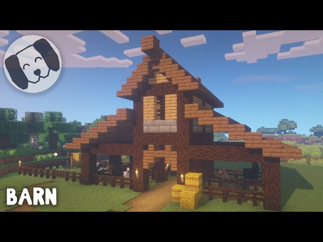 Very Easy Medieval Stable! (tutorial included) Minecraft Map